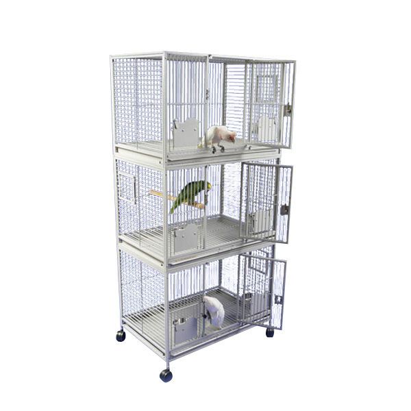 3624-3 Platinum - 36''x24''x76'' Triple Stack Cage
