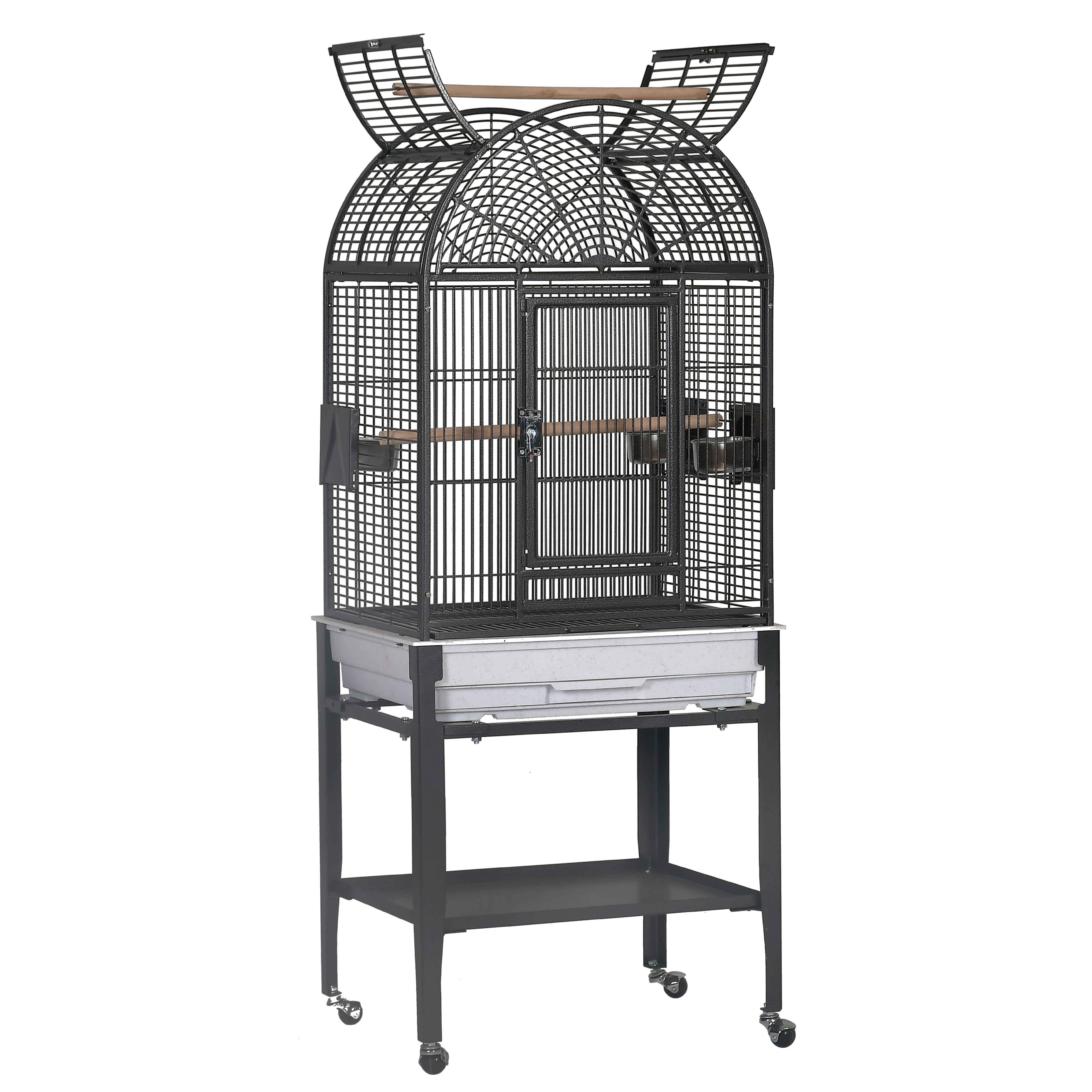 GA22217C HQ Black - 22"x17" Dome Top Cage, Black