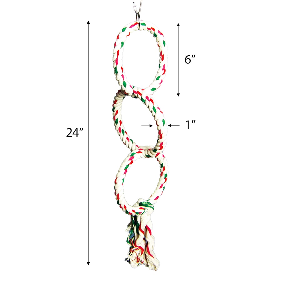 HB01270 - Triple Ring Rope Swing