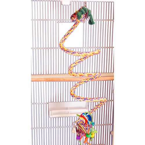 FANCY Small Cotton Rope Boing with Bell, 1/2"x52" HB551F