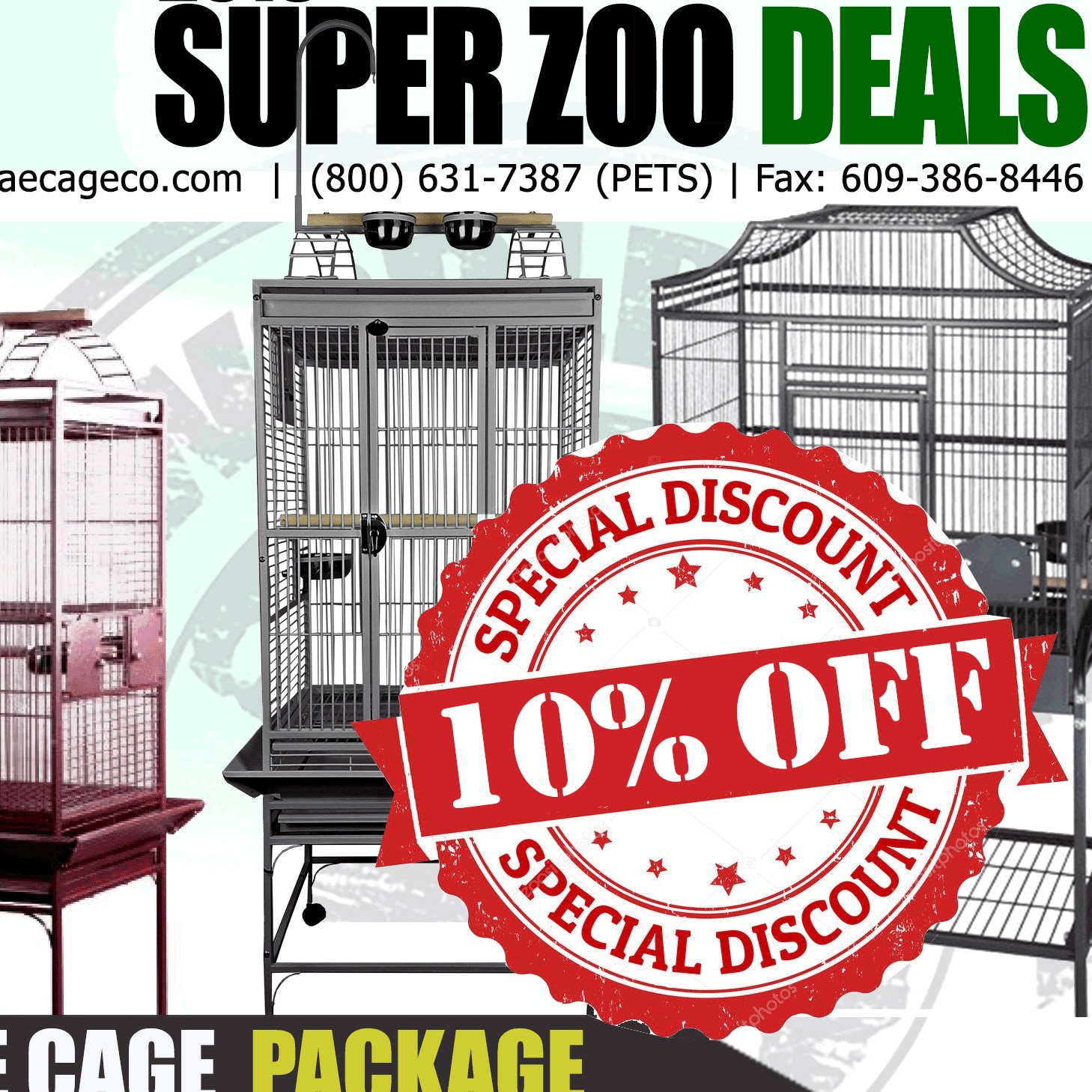 Super Zoo - Large Cage Package