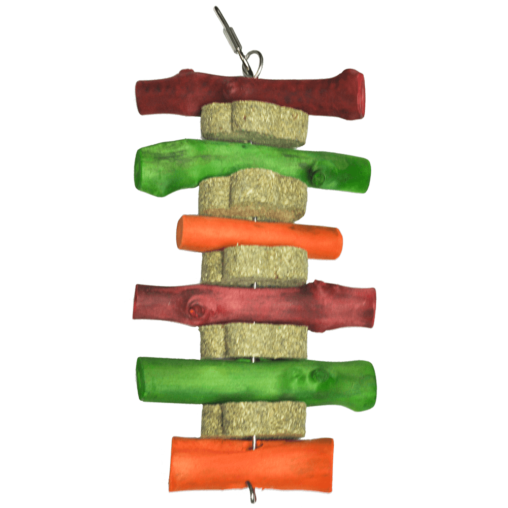 NB076 Colored Circle Hay Chew Stackers