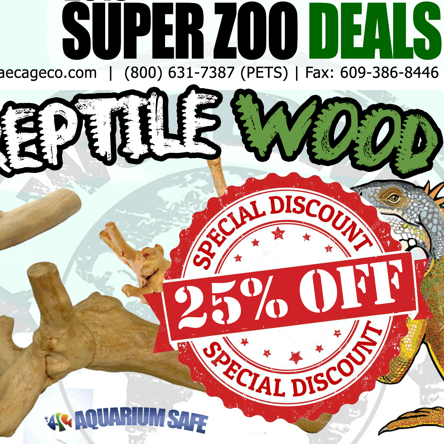 Super Zoo - Reptile Wood Package
