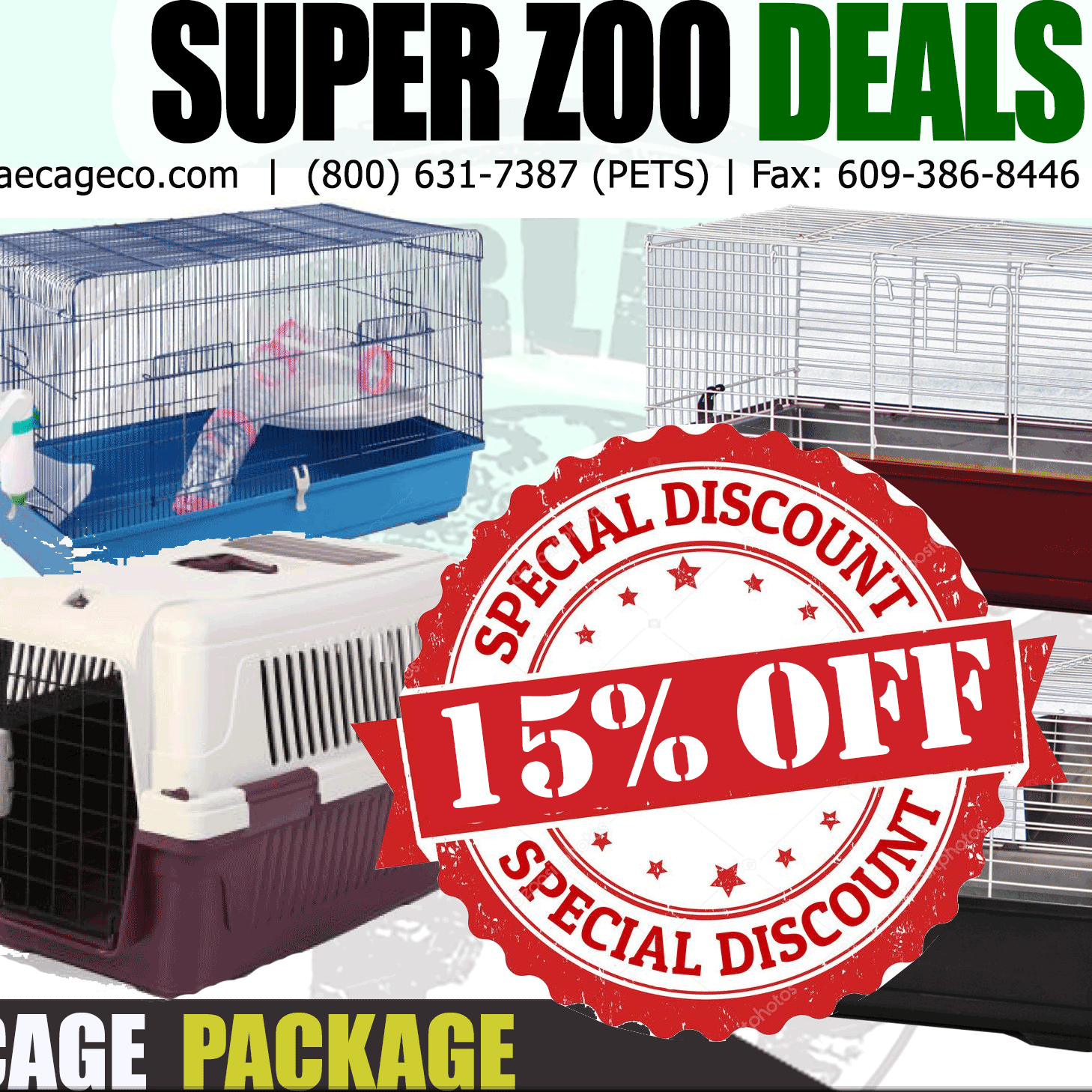 Super Zoo - Small Animal Cages